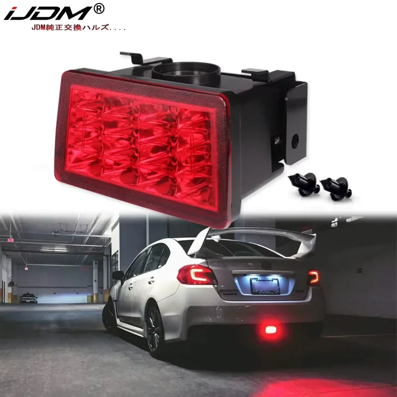 Jdm F1 Style Led Rear Strobe Fog Light Kit For 2011 Subaru Wrx Sti Im