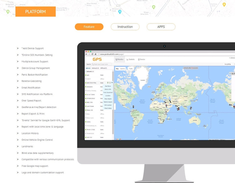 AT4 Long Life Battery DIY No-Contract Portable Mobile App GPS Tracker ...