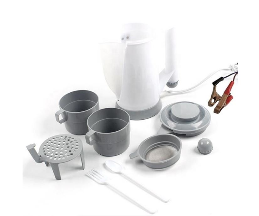 12v DC 150watt Battery Powered 700ml Kettle | Electromann SA