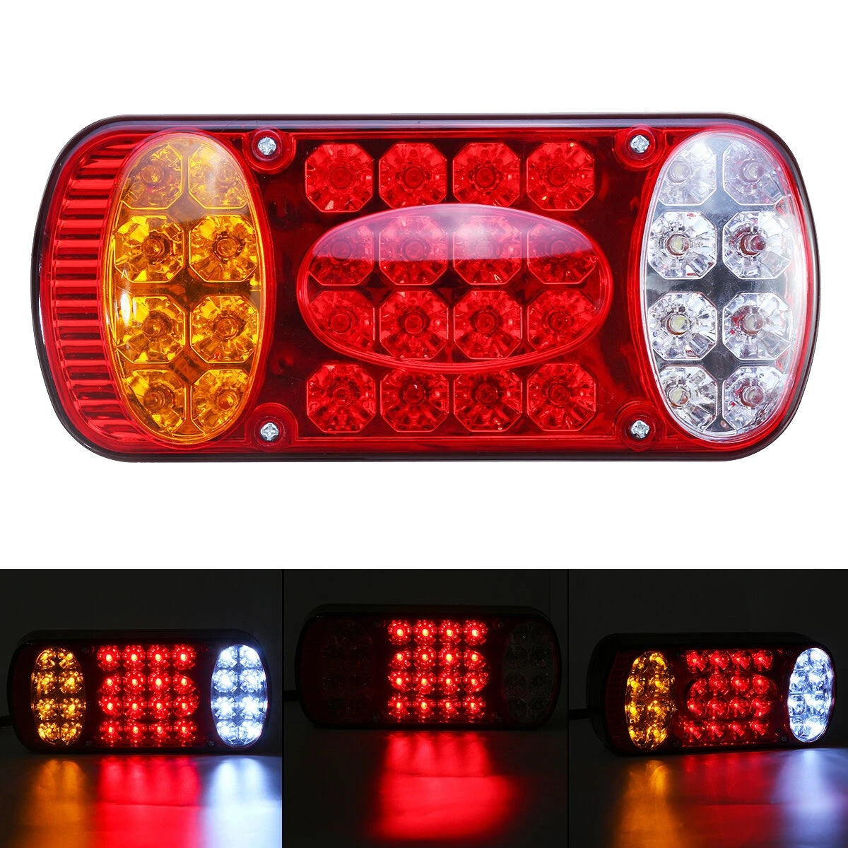 12V 32 LED Rear Stop Light Tail Brake Indicator Lamp – Electromann SA