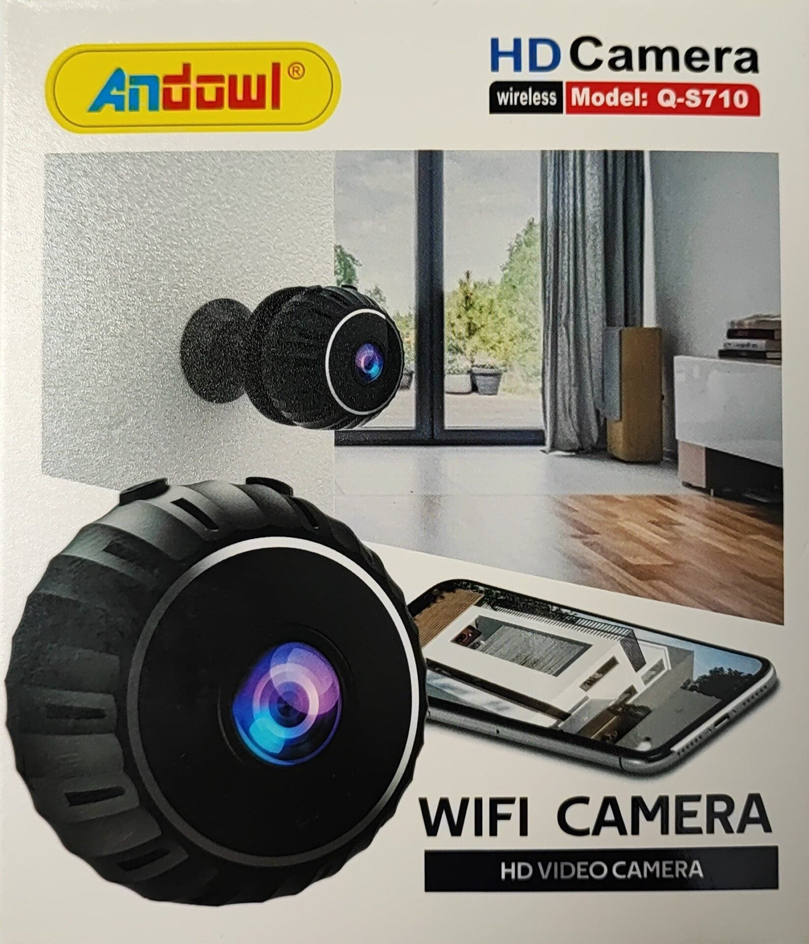 Andowl Q-S710 1080P 360° Mini WIFI USB IP Camera – Electromann SA