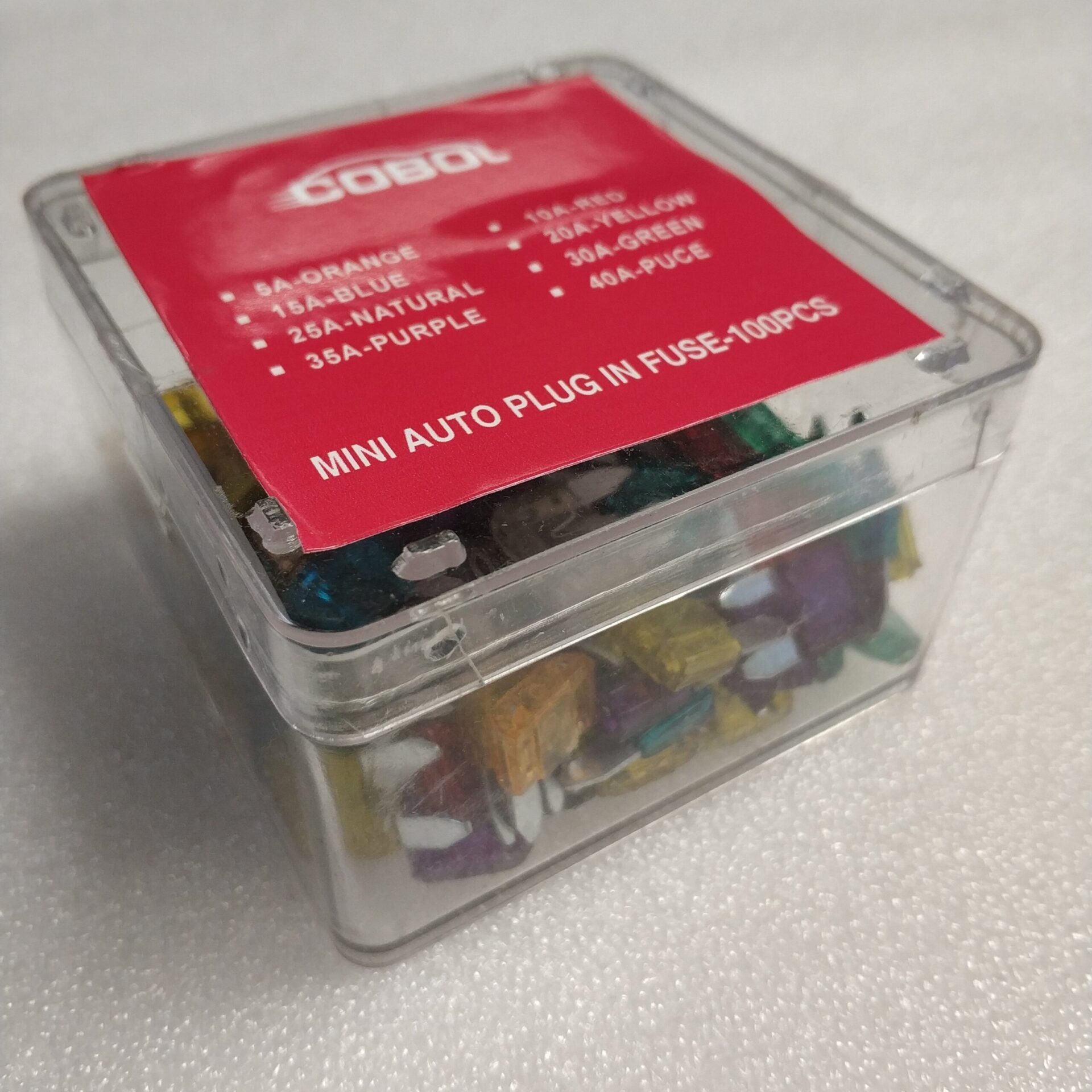 Cobol 100pc Small Blade Fuse Kit for Vehicles - High-Quality Fuses for ...
