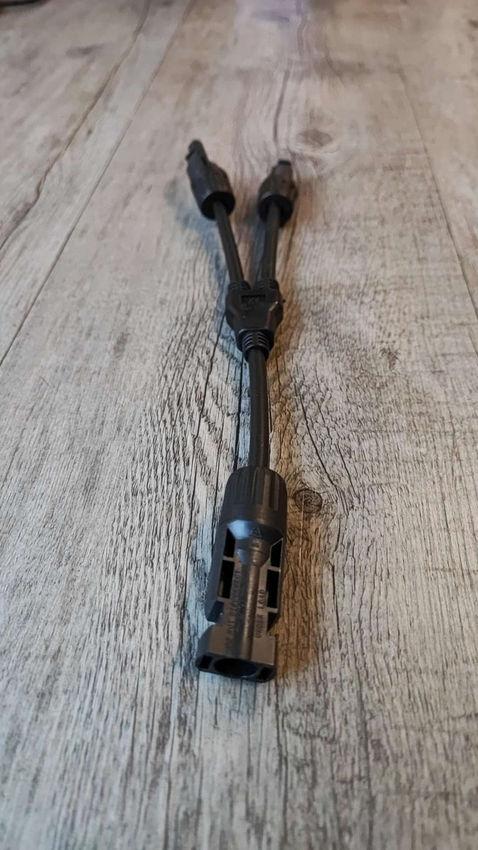 Enhance Your Solar Panel System with the 1 to 2 Solar Panel Y Connector ...