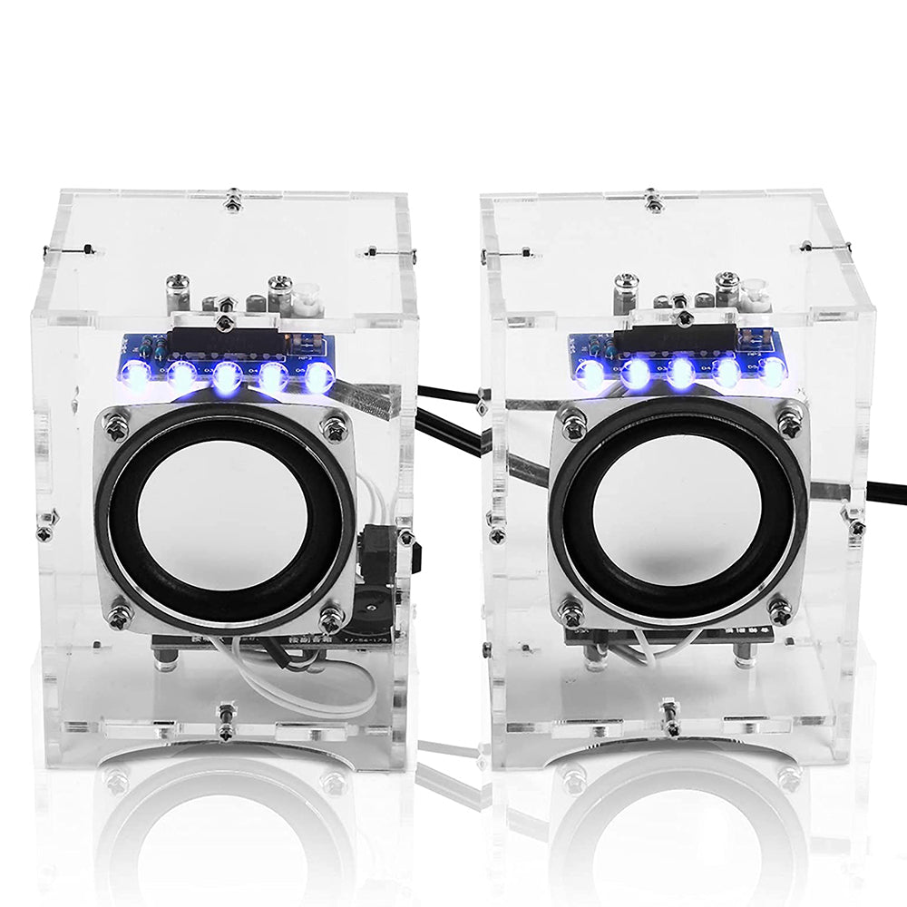 Buy DIY Mini 3W *2 Speaker Amplifier LED Spectrum Analyzer, Music Audio ...