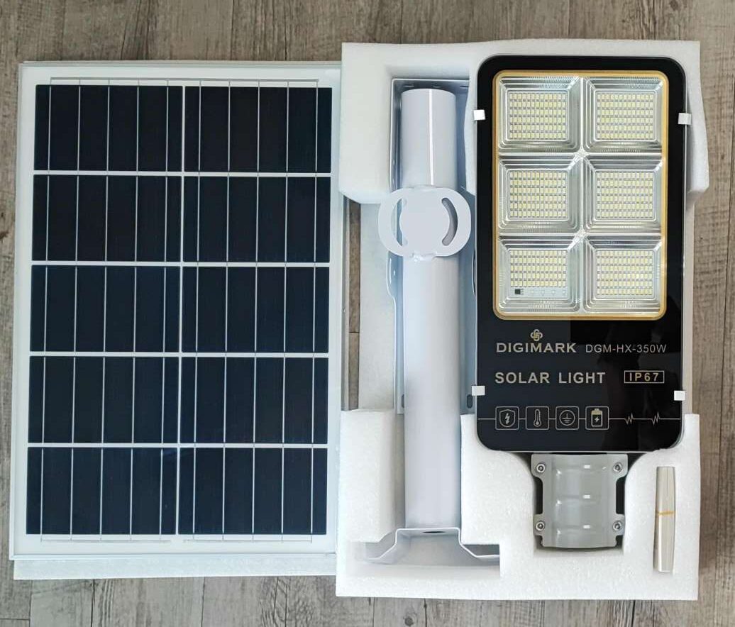 Digimark DGM-HL350WA 350watt Solar Powered LED Street/Pole Light ...