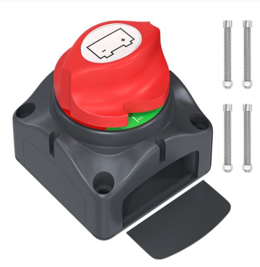 300A 12/24v 4 Position Battery Disconnect Switch | Electromann SA