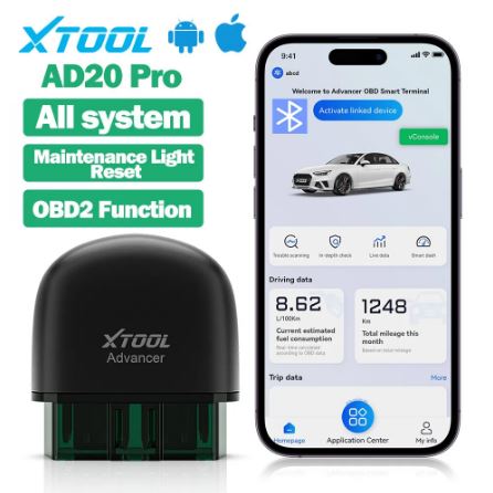 Xtool AD20 Pro Advanced Wireless OBD System Diagnosis Tool – Electromann SA