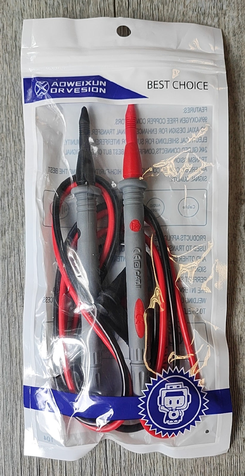 Universal Multimeter Test Cables (10005488) – Electromann SA