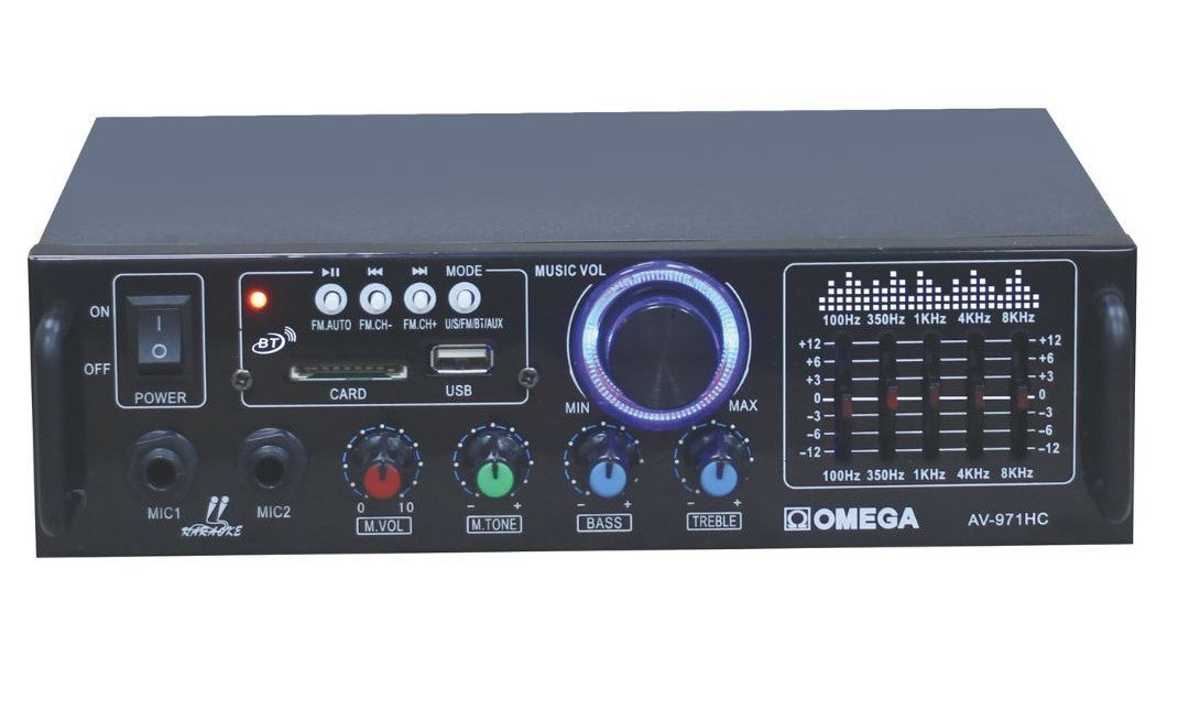 Omega AV-971HC Mini Professional Bluetooth USB SD Card Portable Amplif ...