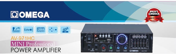 Omega AV-971HC Mini Professional Bluetooth USB SD Card Portable Amplif ...