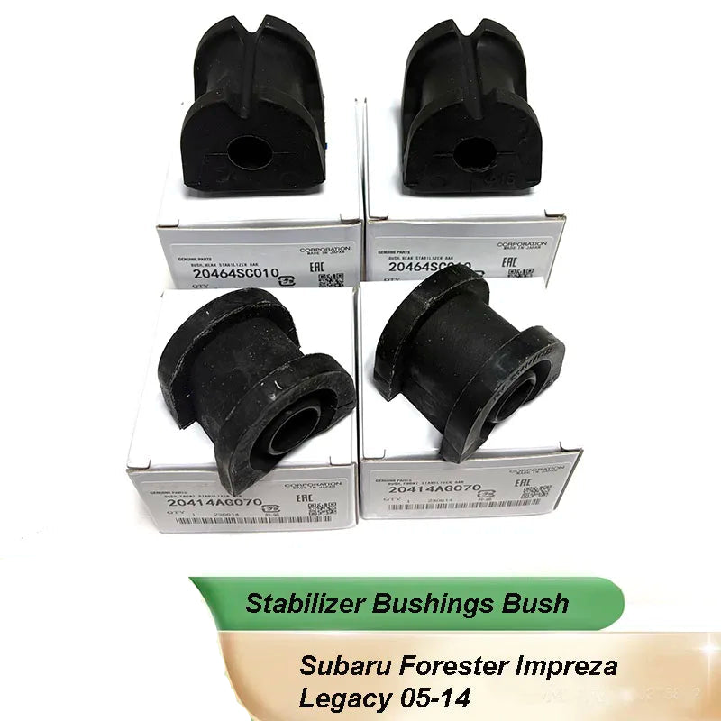 New Genuine Front & Rear Stabilizer Bushings for Subaru Forester/Impre ...
