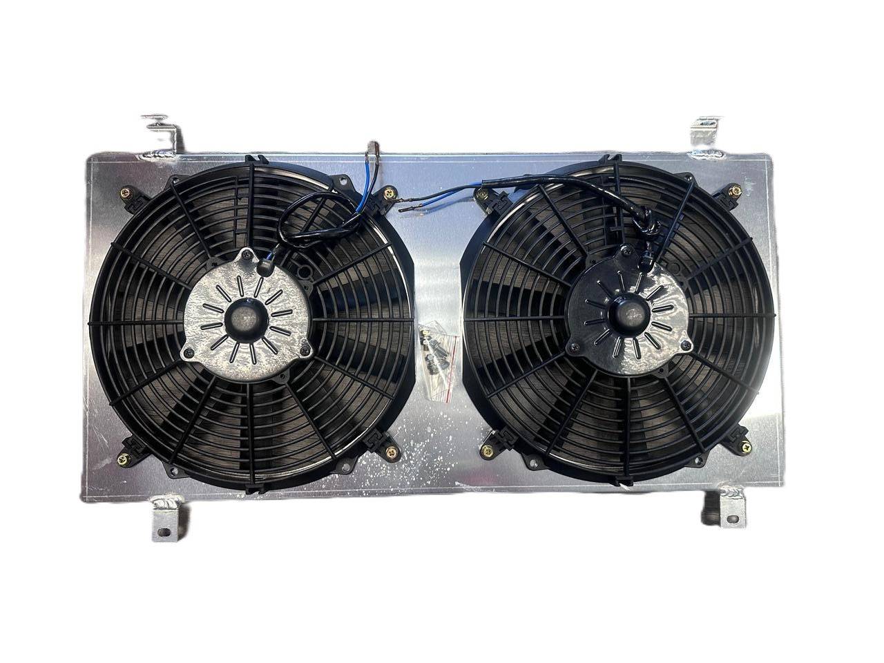Aluminum Shroud + Cooling Fans for Subaru Impreza WRX/STI GDB GD8 GD 2 ...