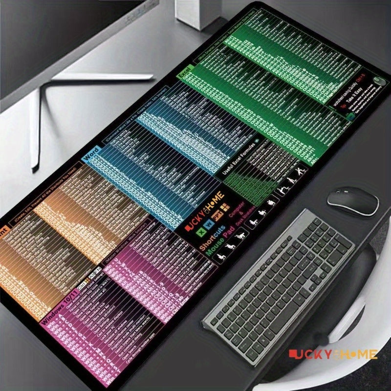 Extra-large Shortcut Keys Mouse Pad for Excel/Word/PowerPoint/Windows ...